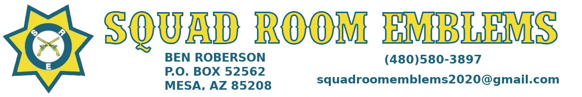 Badges and Patches for Law Enforcement Departments - Squad Room Emblems